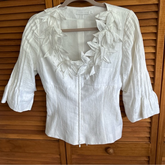Anne Fontaine | Tops | Anne Fontaine Top With Corset Detailing | Poshmark